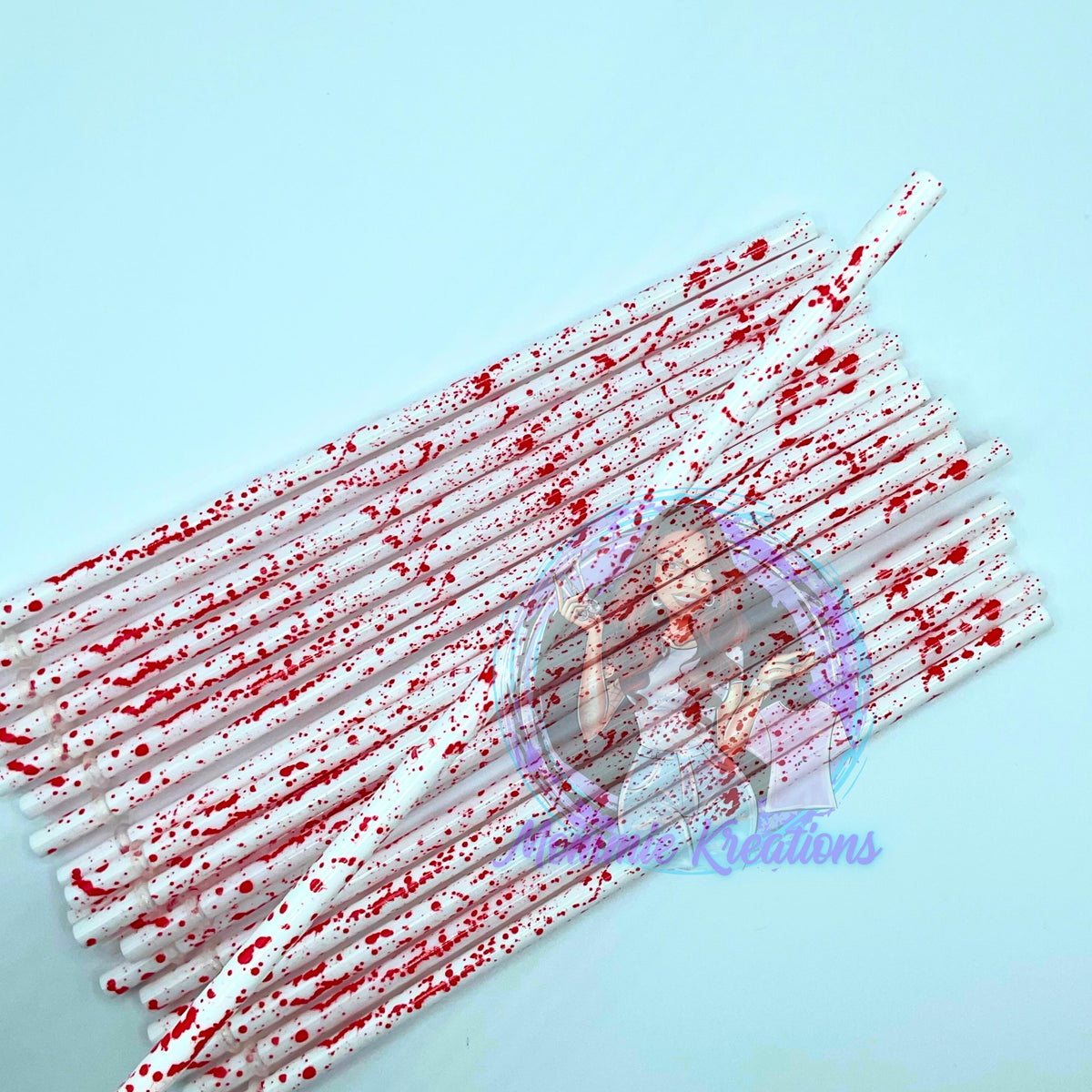 Blood Splatter Straw – Mommie Kreations